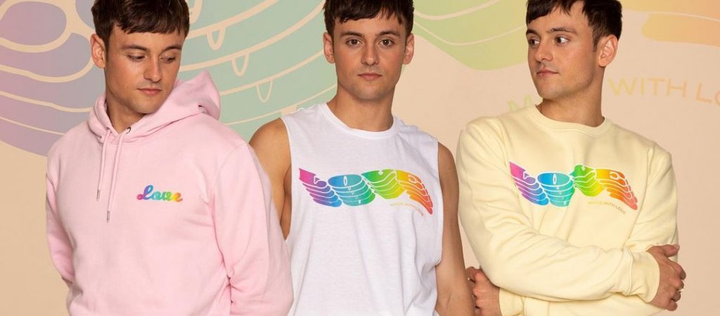 Spenden an Rainbow Road - Pride-Merchandise von Tom Daley